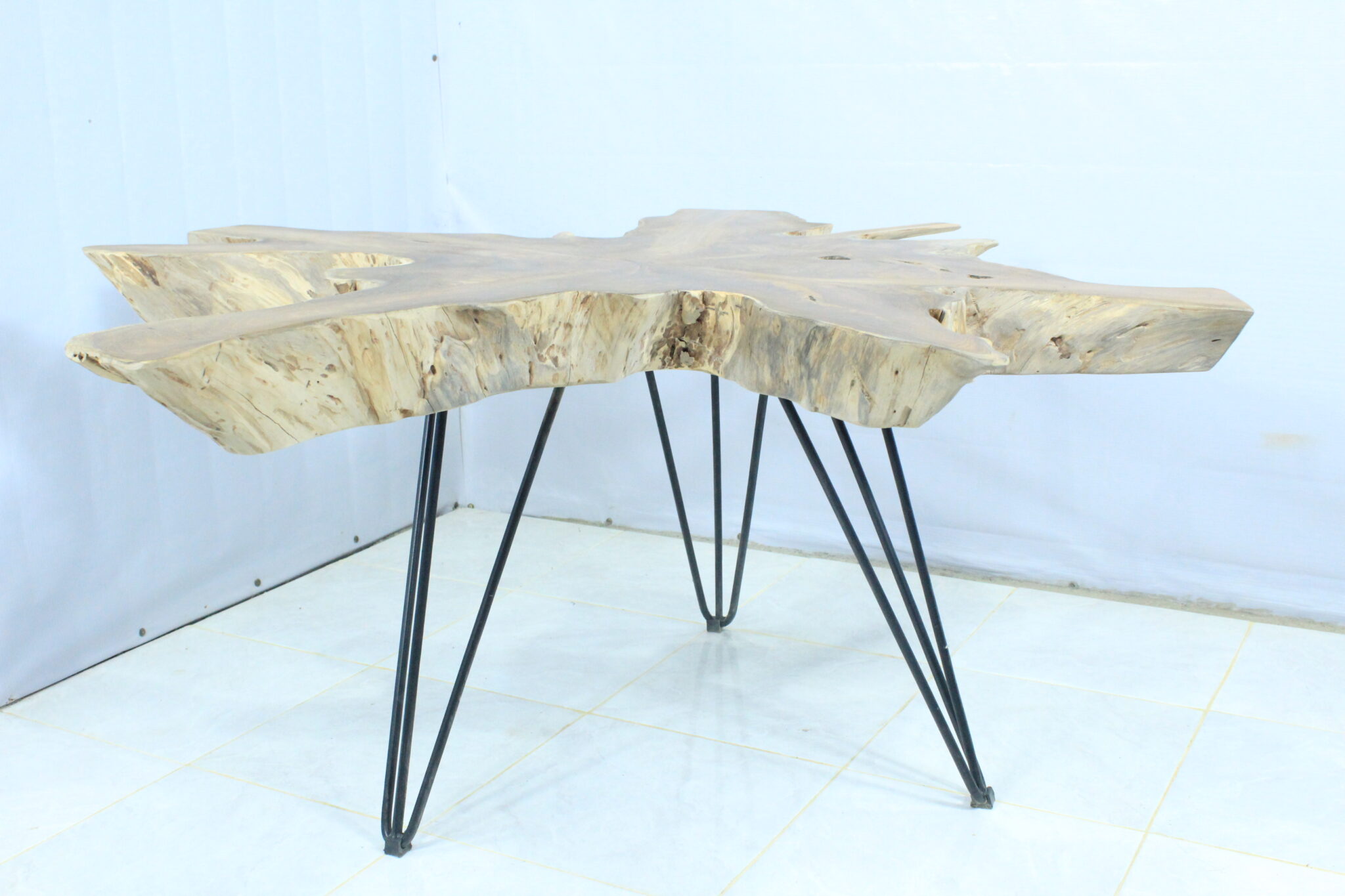 Root Side Table With Metal Leg CV Ideal Furniture